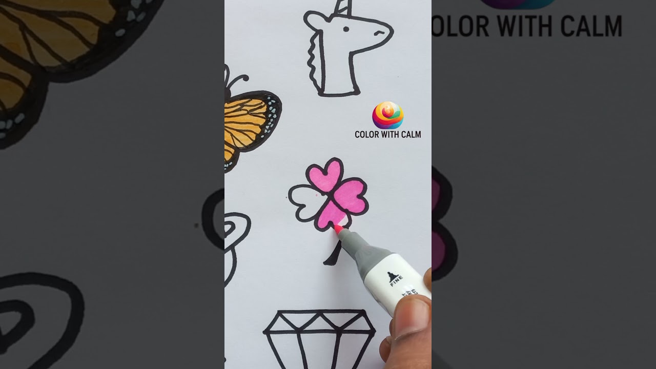 Relaxing leaf coloring shorts