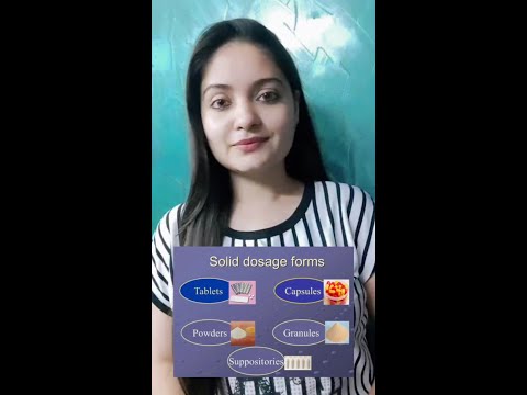Types of Solid Dosage Form | Industrial Pharmacy