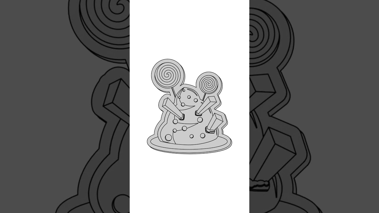 Chocolate Cake Vector Illustration