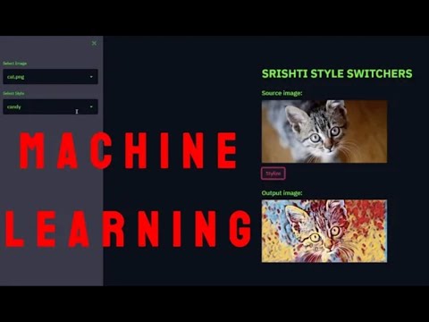 Image Style Transfer Project [MACHINE LEARNING] Hacakathon TSRS