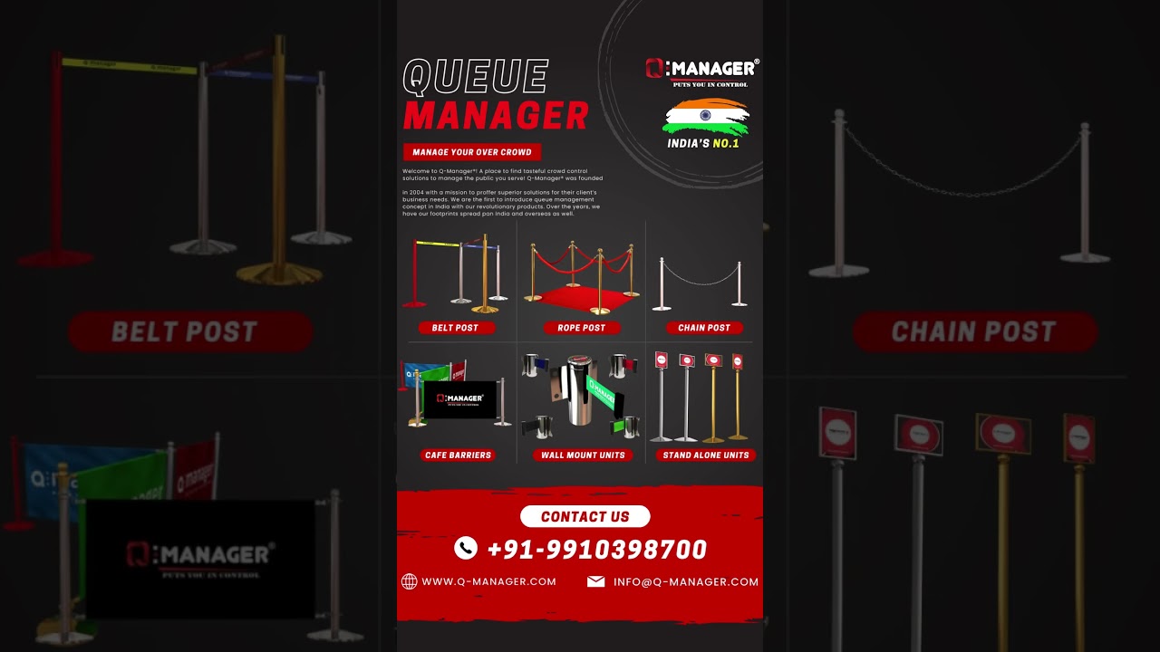 ✅#crowdcontrol solution | queue manager | queue barriers  #queuemanagement  #queue✅