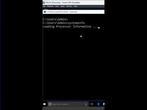 "Systeminfo" command - Find System information (hardware &  software).   #shorts #shortsfeed