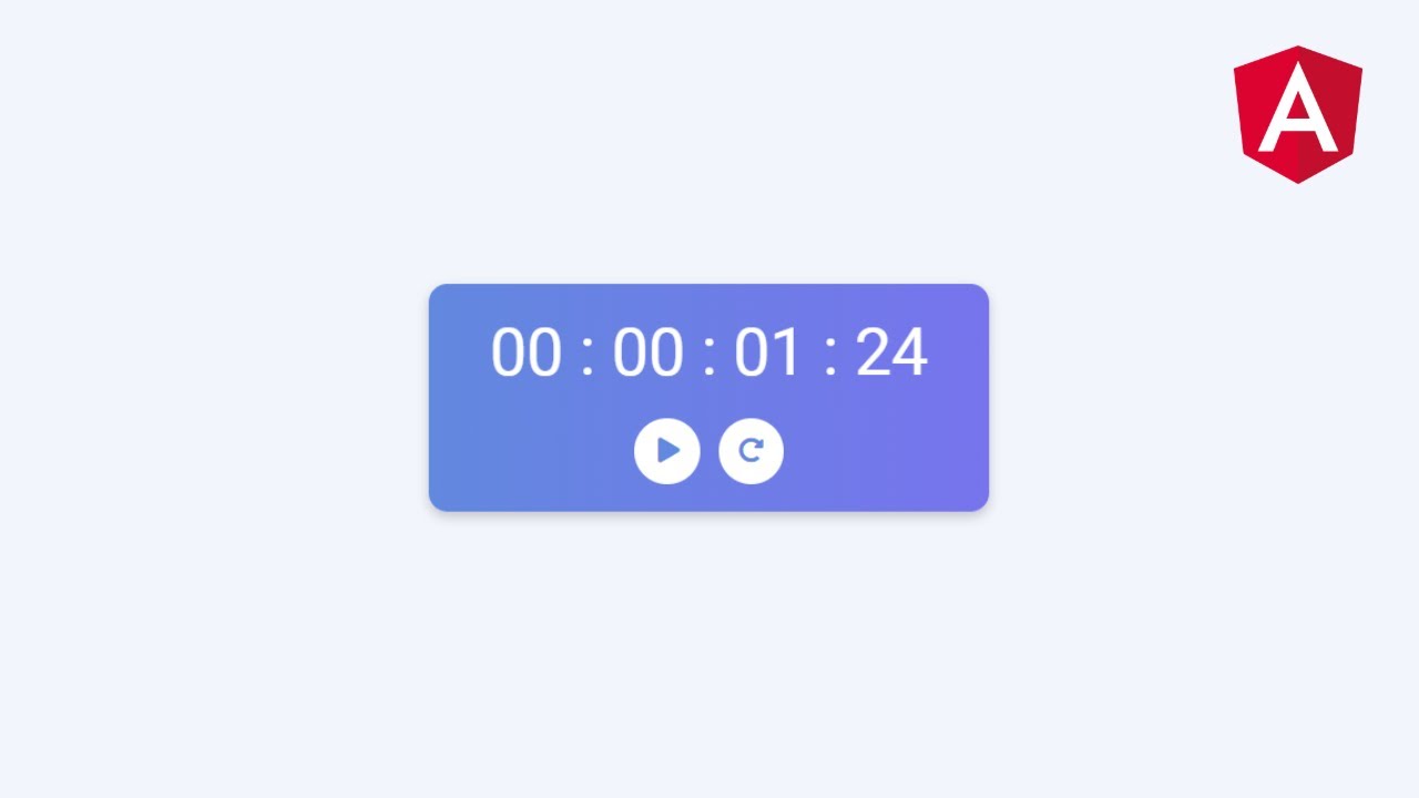 Create a Stopwatch using Angular
