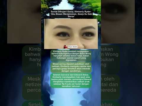 Santai Dihujani Gosip, Kimberly Ryder: 'Aku Bosan Menjelaskan, Gosip Itu Gak Benar' #KimberlyRyder