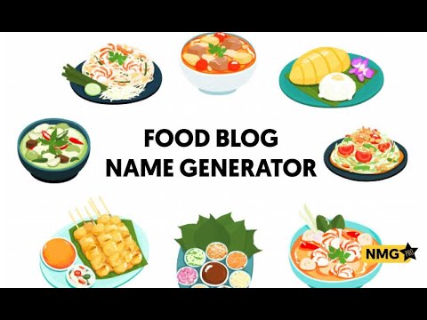 100 Best Names for Food Blogs ‐ Blog Name Generator