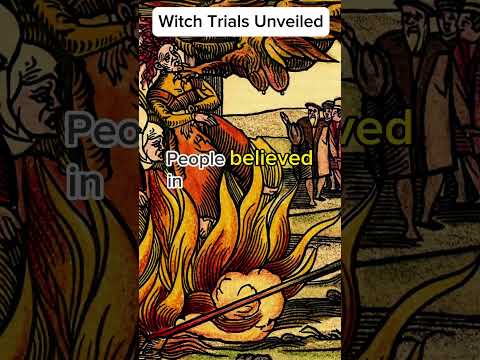 Witch Trials Unveiled | Exploring the Dark Era of Persecution and Hysteria #WitchTrials #darkhistory