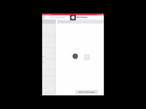 QS Volleyball app: How to create and start a new match