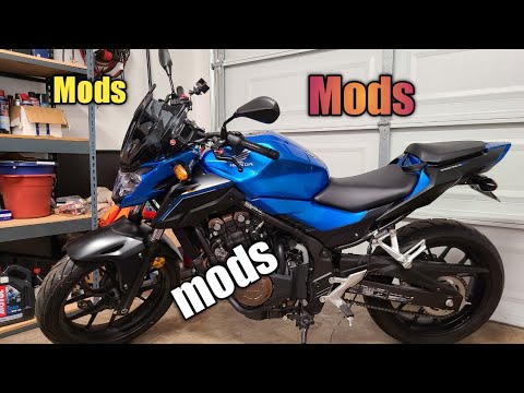 Honda CB500F mods and upgrades