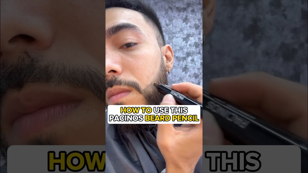 How to use Pacinos Beard Pencil Filler. #pacinos #beard #beards