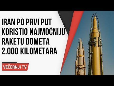 Iran po prvi put koristio raketu dometa 2.000 kilometara: Može dosegnuti Tel Aviv u sedam minuta