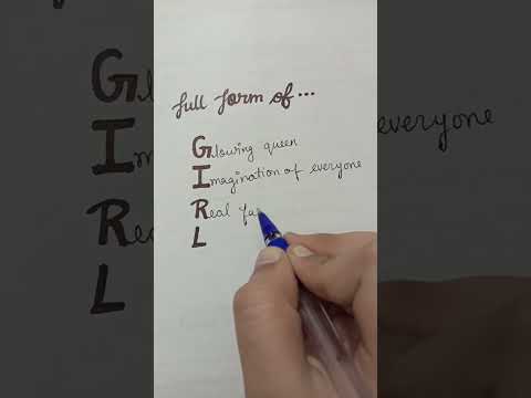 Full form of "Girl"...π