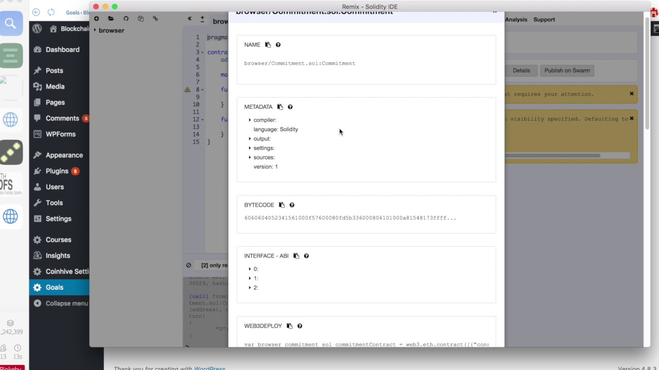 Using web3.js to interact with a deployed Ethereum smart contract