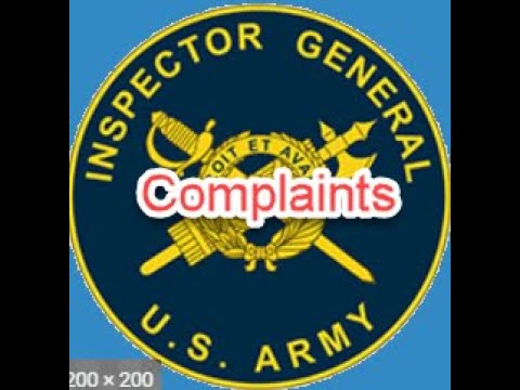 How to File a Complaint with the Inspector General - IG