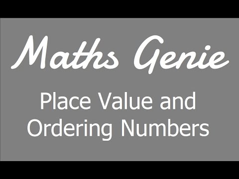Place Value and Ordering Numbers