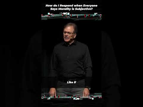 How Do I Respond When Everyone Says Morality is Subjective? | Frank Turek #Shorts