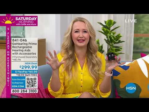 GoHearing Prime Rechargeable Hearing Aids with Accessori...