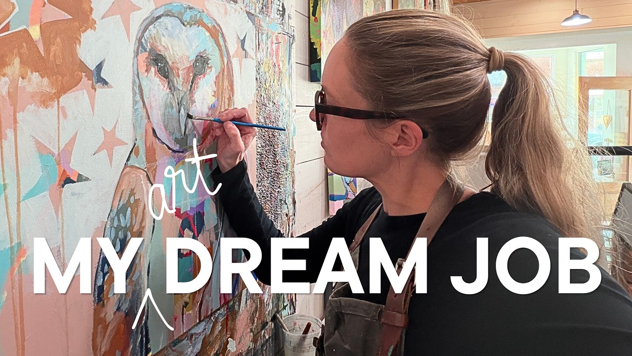 A Real Day in My Studio Gallery as a Full-Time Artist