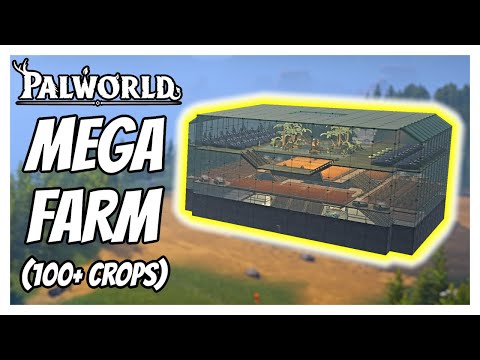 I Built a MEGA FARM in Palworld (and You Can TOO!) | Palworld