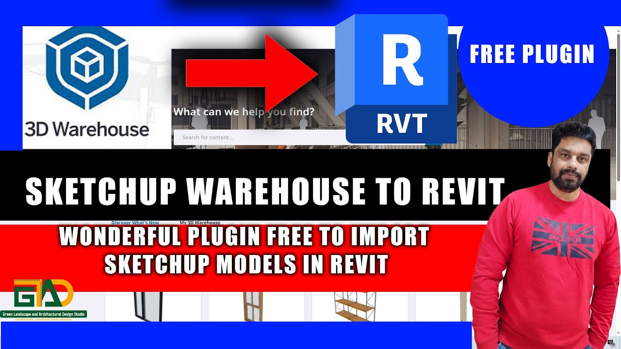 Wonderful 3D Sketchup warehouse to Revit plugin II Dont miss out this tutorial