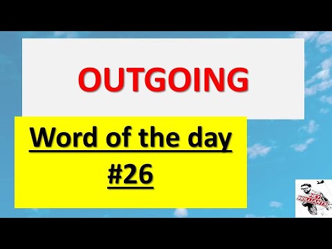 Outgoing Tamil Meaning|WORD OF THE DAY #26|Spoken English through Tamil|Daily vocabulary