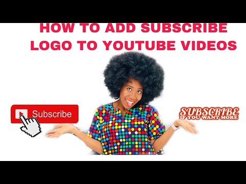 HOW TO ADD SUBSCRIBE LOGO/GIF TO YOUTUBE VIDEO / HEYBEAUTYCOLLECTIONS