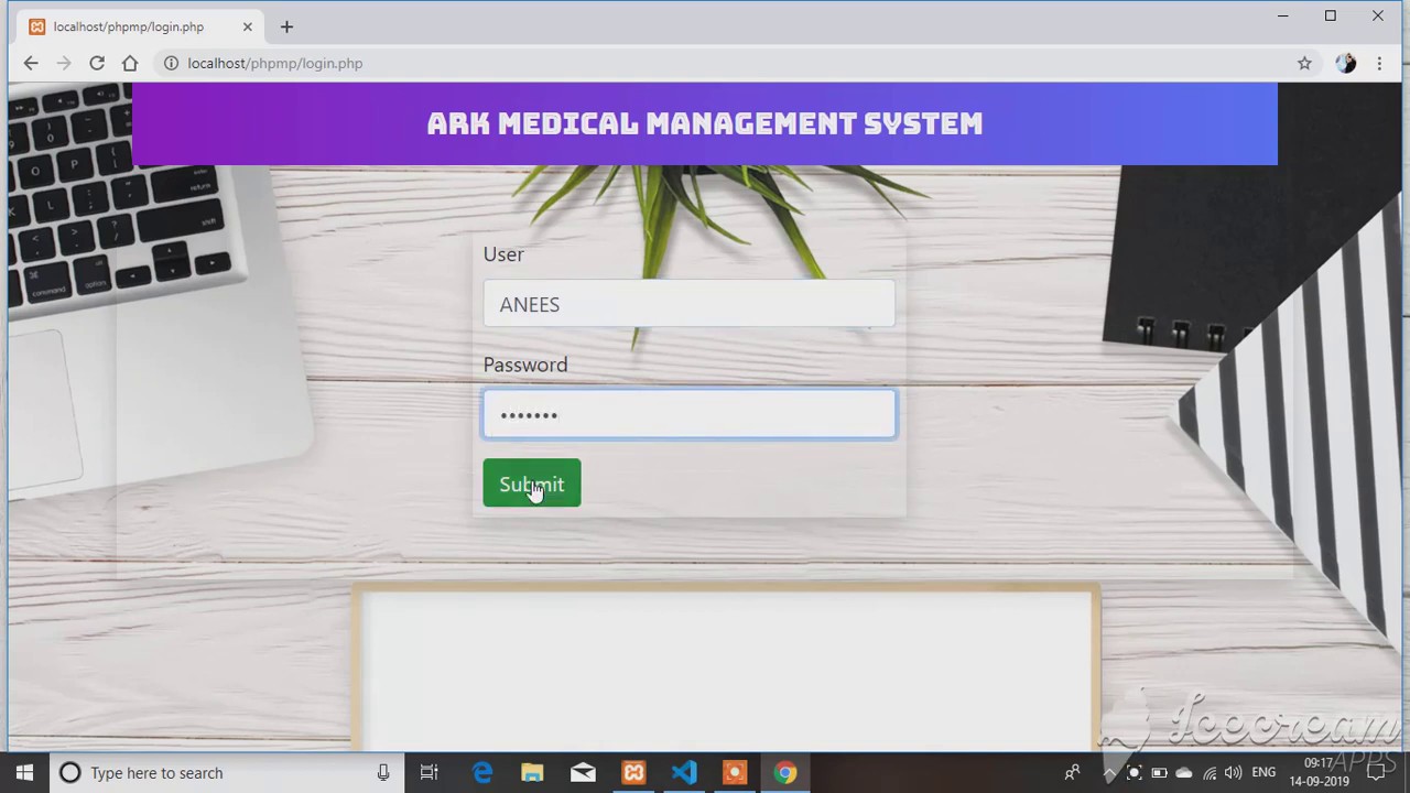Dbms mini project with easy code using php