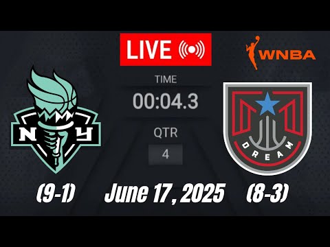 LIVE: Atlanta Dream vs New York Liberty I WNBA Regular Season 2025 ! June 17, 2025 2K Live