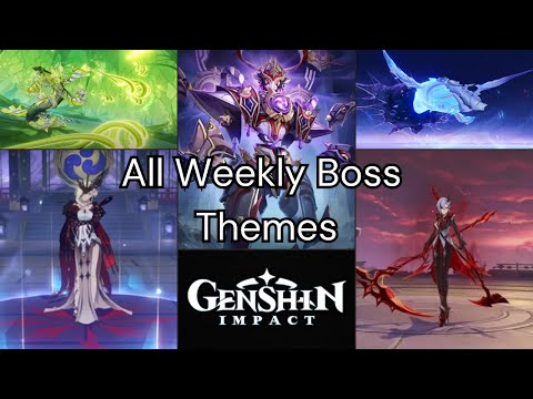 All Weekly Boss Themes | Genshin Impact