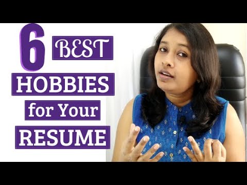 Resume Hobbies - Best Hobbies in Resume (in 2020)