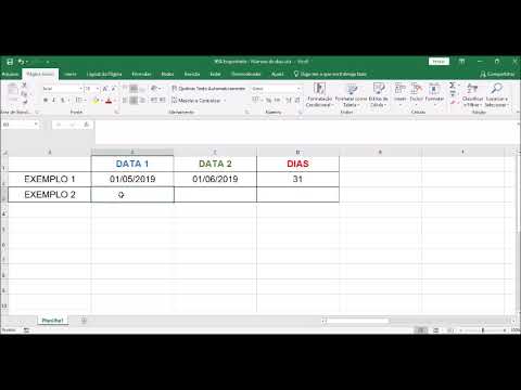 Como contar o número de dias entre duas datas