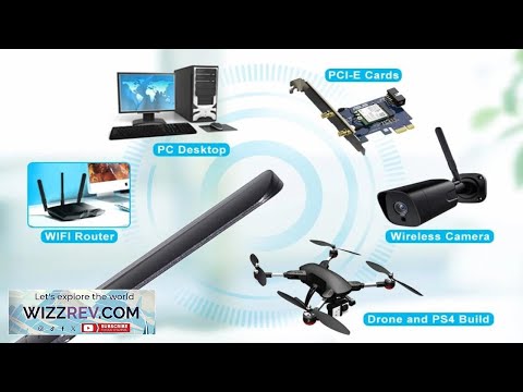 Bingfu Dual Band WiFi 2.4GHz 5GHz 5.8GHz 8dBi MIMO RP SMA Male Antenna Review