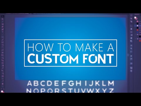 A Quick Guide to Making Your Own Font /// Modifying an Existing Font