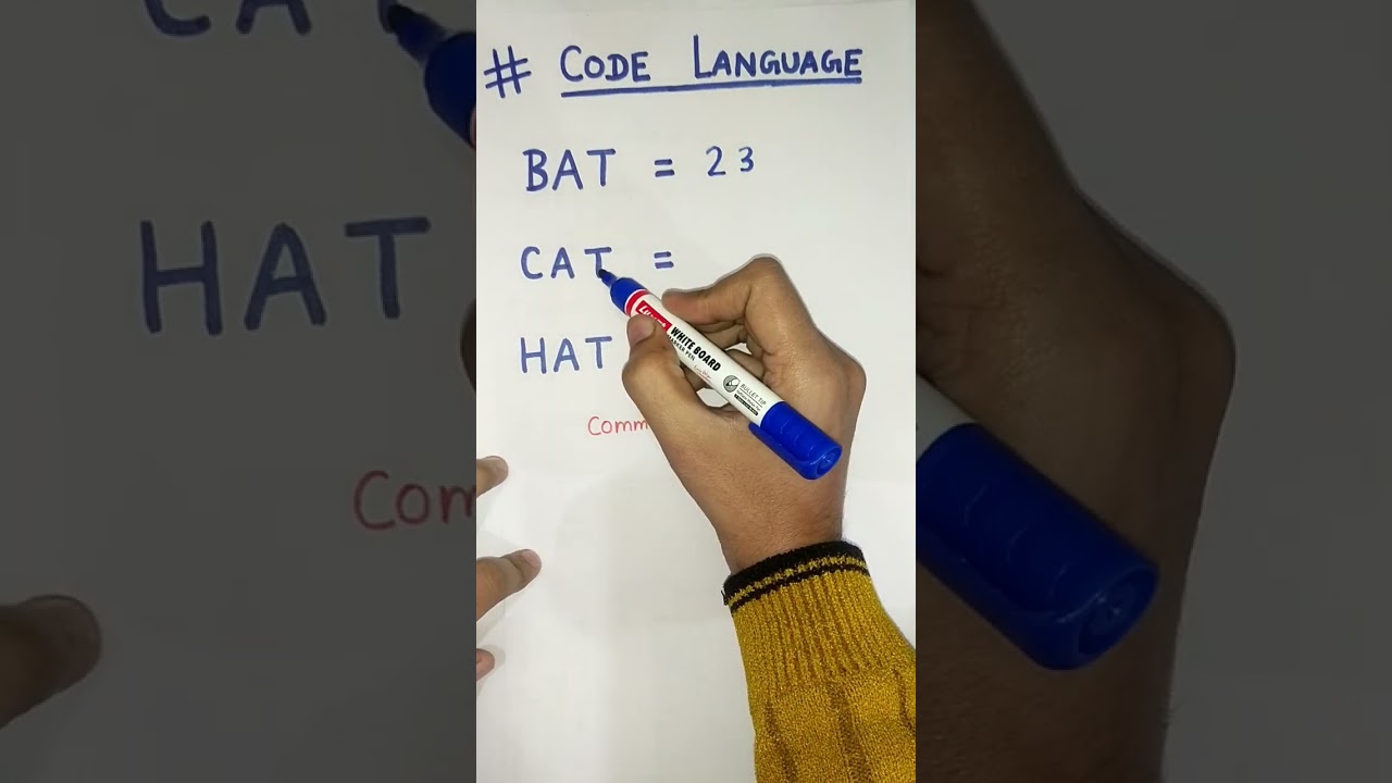 Code language #shorts #maths #trending #puzzle