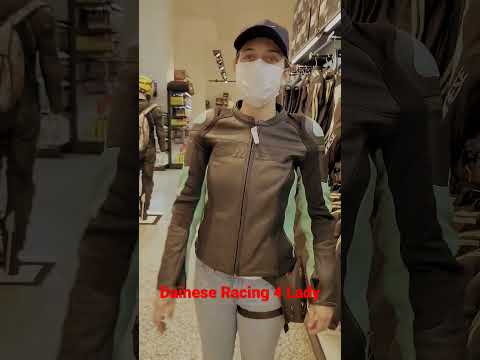 Trying Dainese Racing 4 lady leather jacket . price is still scary.