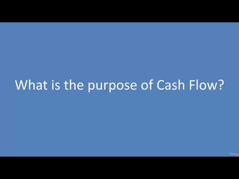 What is the purpose of Cash Flow