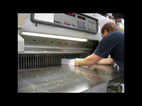 Paper Cutting Machine - Semi Automatic Paper Cutting Machine Latest ...