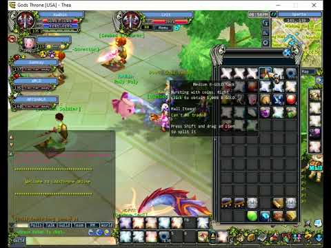 Medium B-Gold Sack - GodsThrone