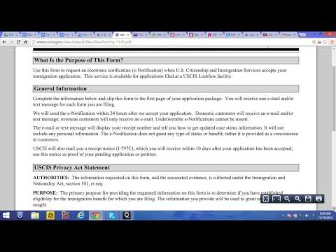 Form 1145 e-notification