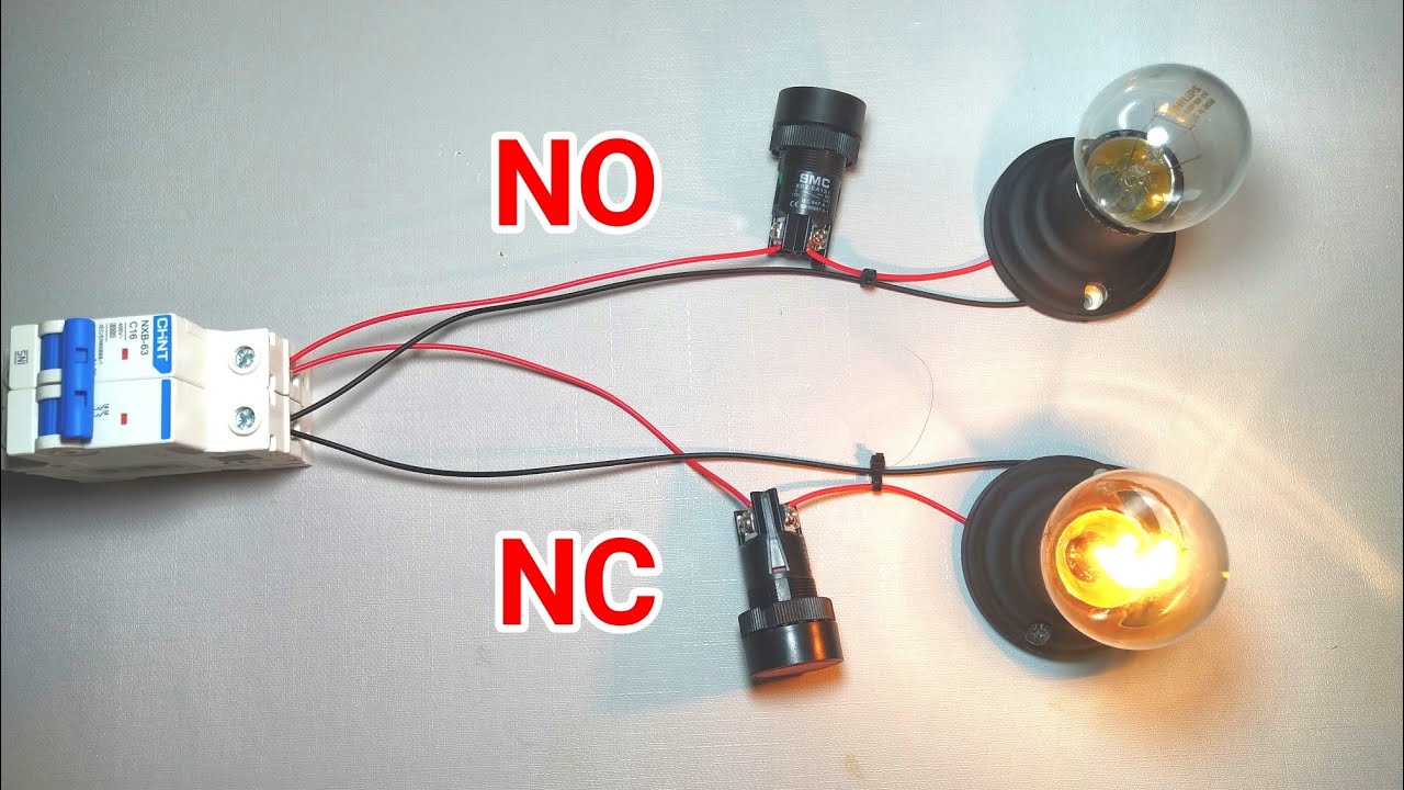 PENGENALAN DASAR|| APA ITU NC DAN NO PADA RANGKAIAN LISTRIK  ??