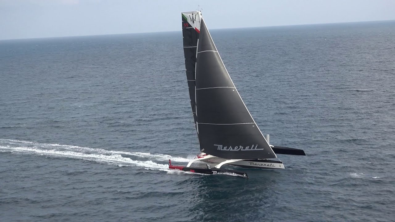 Soldini's Maserati Multi 70 Trimaran Has a Second English Channel ...