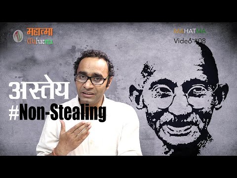 Mahatma Gandhi on #Astey #Non-Stealing in Hindi #Mahatma | Mahatma Gandhi Books (Mangal Prabhat).