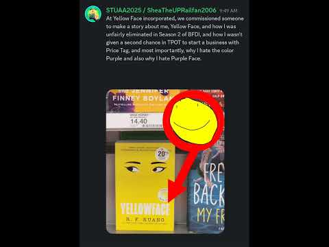 If Yellow Face Made A Book On Himself #bfdi #bfdia #bfb #tpot #memes #voiceacting
