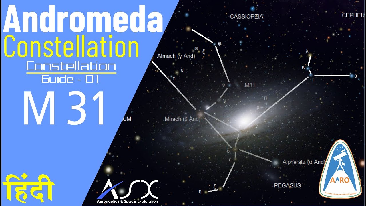Astronomy Constellations Guide - Andromeda Constellation - Online Astronomy Guide