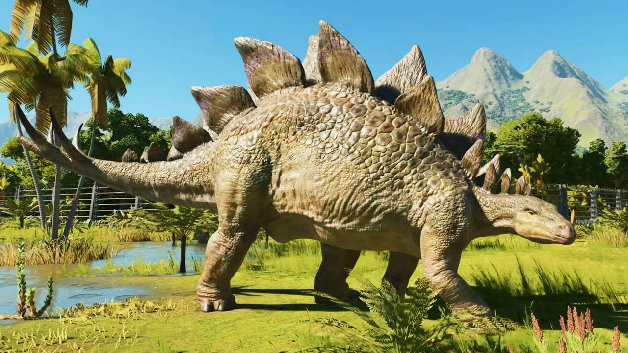 Jurassic World Evolution 3 - Stegosaurus Gameplay (PS5 UHD) [4K30FPS]