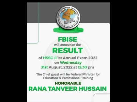 Announcement of Federal Board Result HSSCII