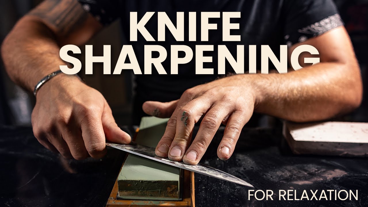 Relax and Listen | The Ultimate Knife Sharpening ASMR ✨