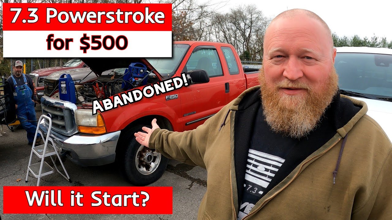 $500 7.3 Powerstroke Superduty- Will it run? Why was it ABANDONED?