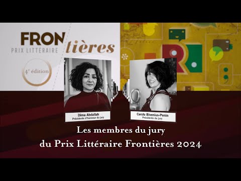 📚Découvrez les membres du jury du prix littéraire "Frontières" 2024