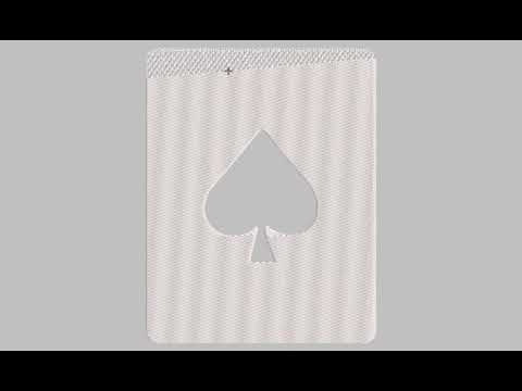 Spades Card Machine Embroidery Design | Card Embroidery File | DigitEMB ...