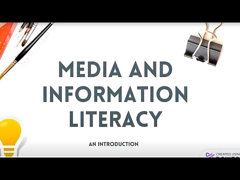 Media and Information Literacy: An Introduction